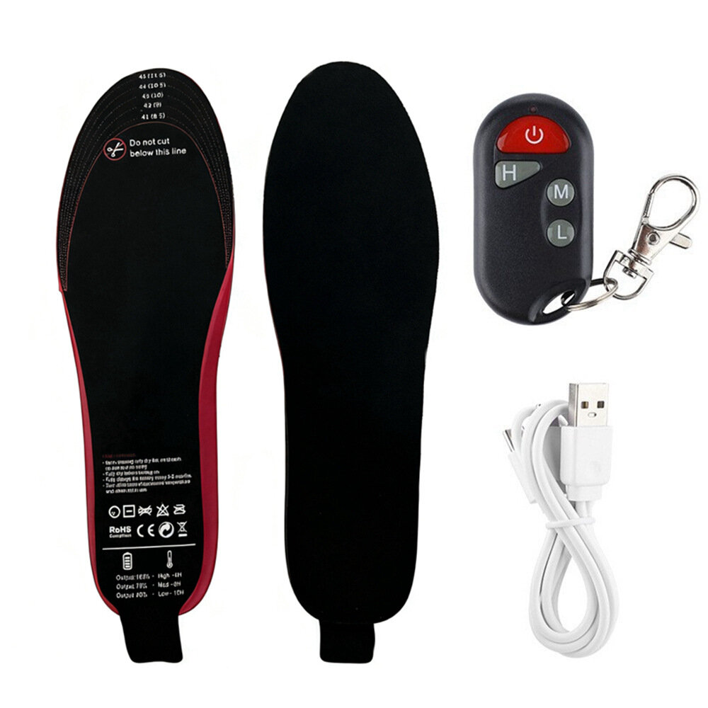 2025 Кросс-бордерные электрические нагревательные стельки USB перезаряжаемые нагревательные стельки для зимнего катания на лыжах, уличные теплые стельки, обогреватель для ног
