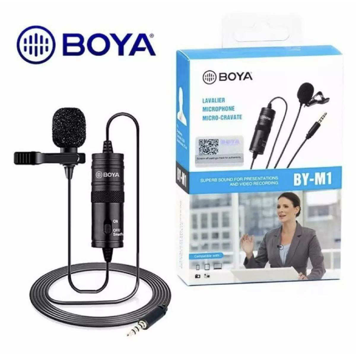 Boya mic M1 Петличный воротниковый микрофон для DSLR и Android Phone BY-M1 Mic