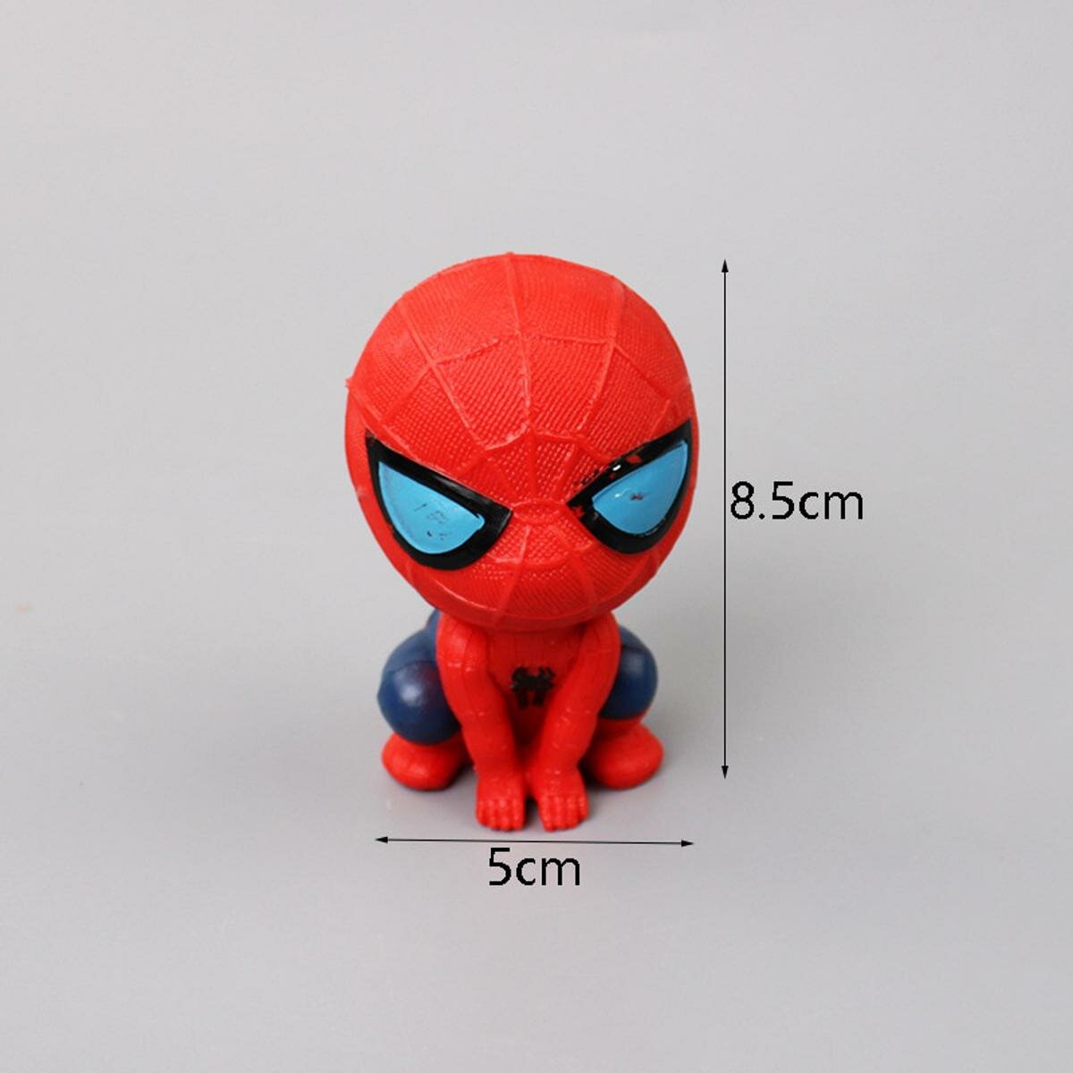 Фигурка Marvel Kawaii Q версия Человек-паук аниме фигурка ПВХ модель мультфильм кукла торт декор украшения детские игруш