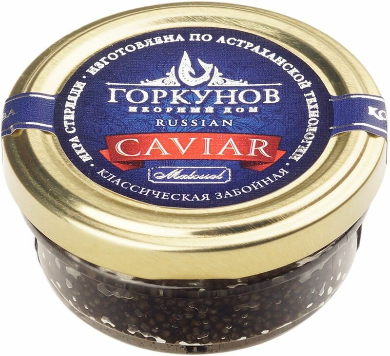 Икра черная стерляди забойная 50г