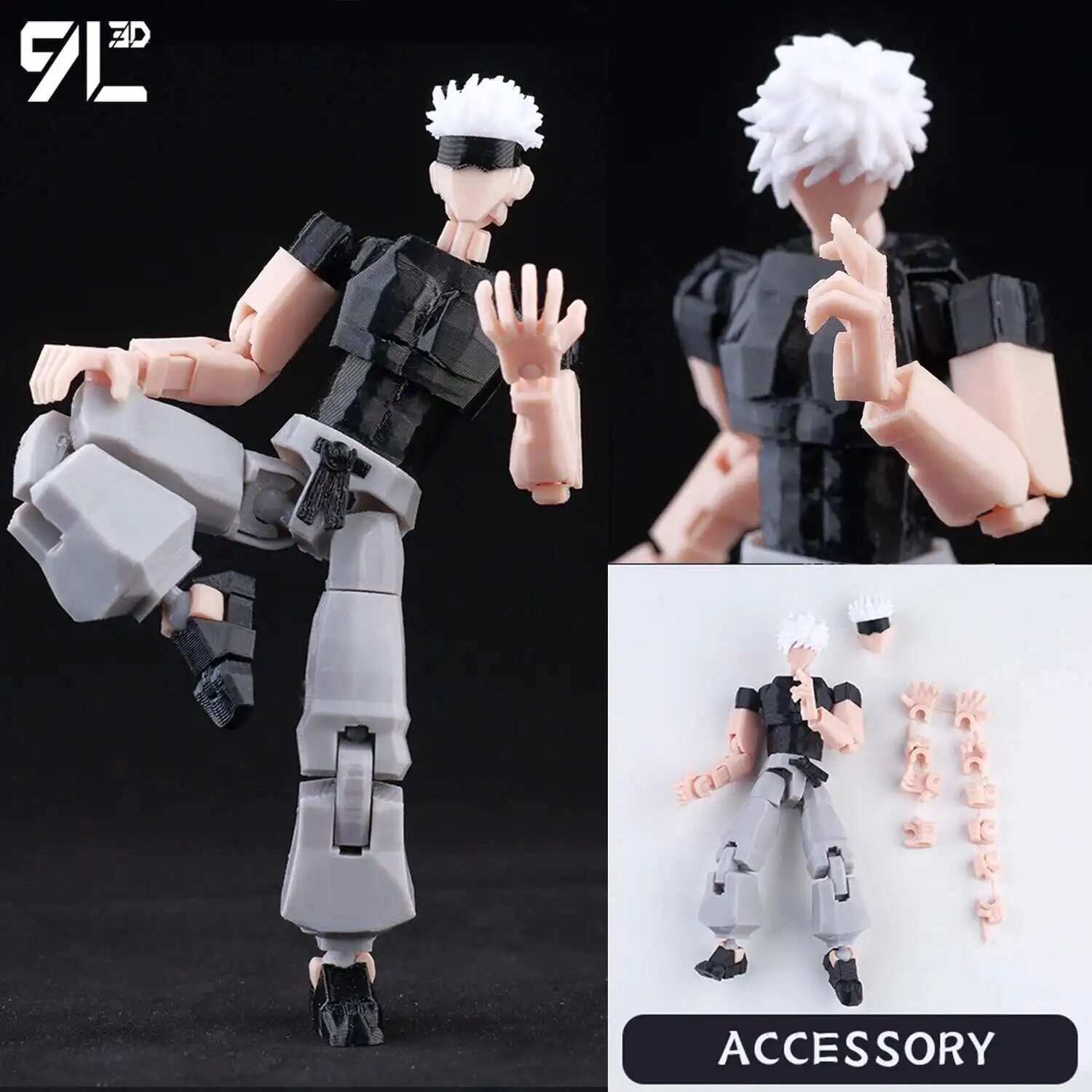 Фигурка Jujutsu Kaisen Gojo Satoru, цвет Gojo Grey Pants