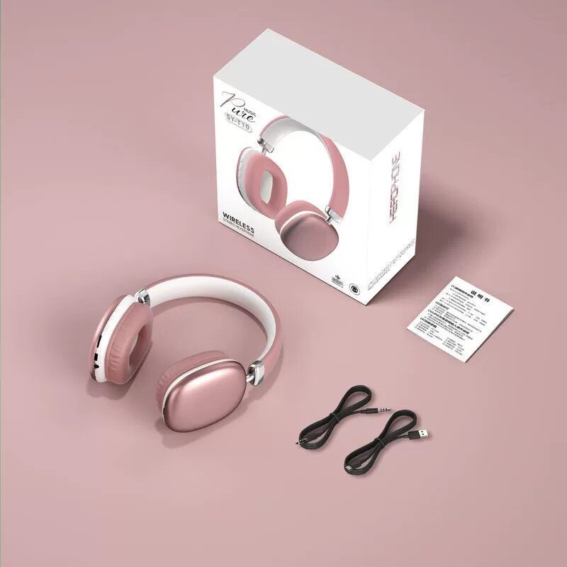 Soyto T10 беспроводные наушники Bluetooth с шумоподавлением, длительным сроком работы, FM-радио, доступны в красном