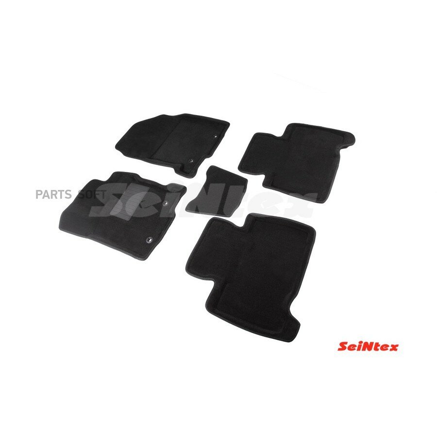 Комплект ковриков 3D LEXUS NX черные компл от официального дистрибьютора, SEINTEX, артикул 87423