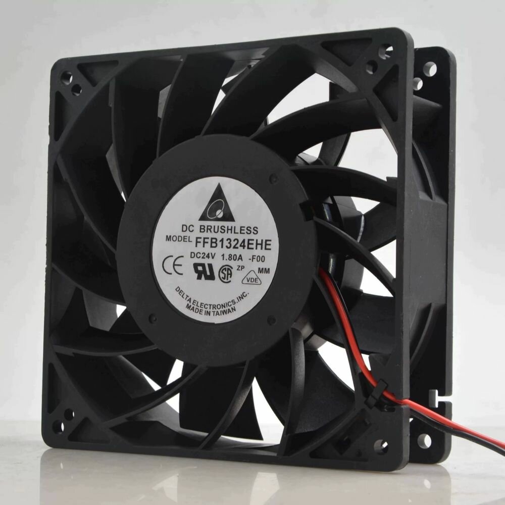 FFB1324EHE 24 В 1.80 A 127 * 127 * 38 мм большой объем воздуха инверторный вентилятор охлаждения постоянного тока