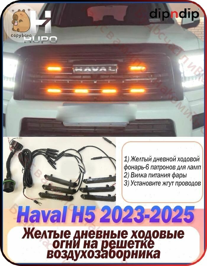 Фара автомобильная, 6 шт, арт. Haval H5-RXD-6