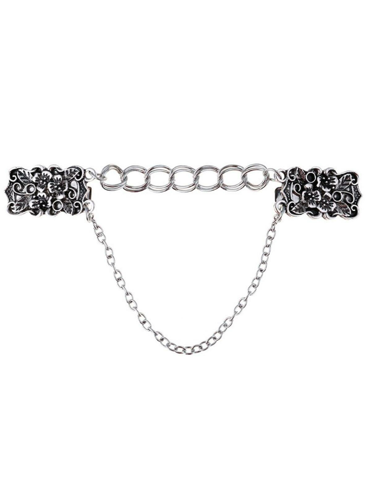 Цепочка с зажимом для воротника мужской и женской рубашки XZ11