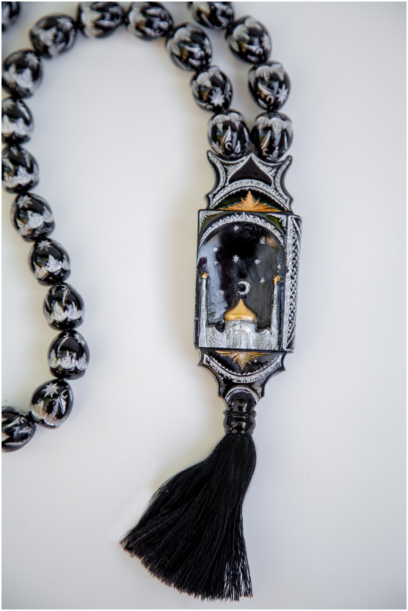 Четки мусульманские в машину на зеркало / украшение / в автомобиль / подвеска/ Коран / Мечеть в авто