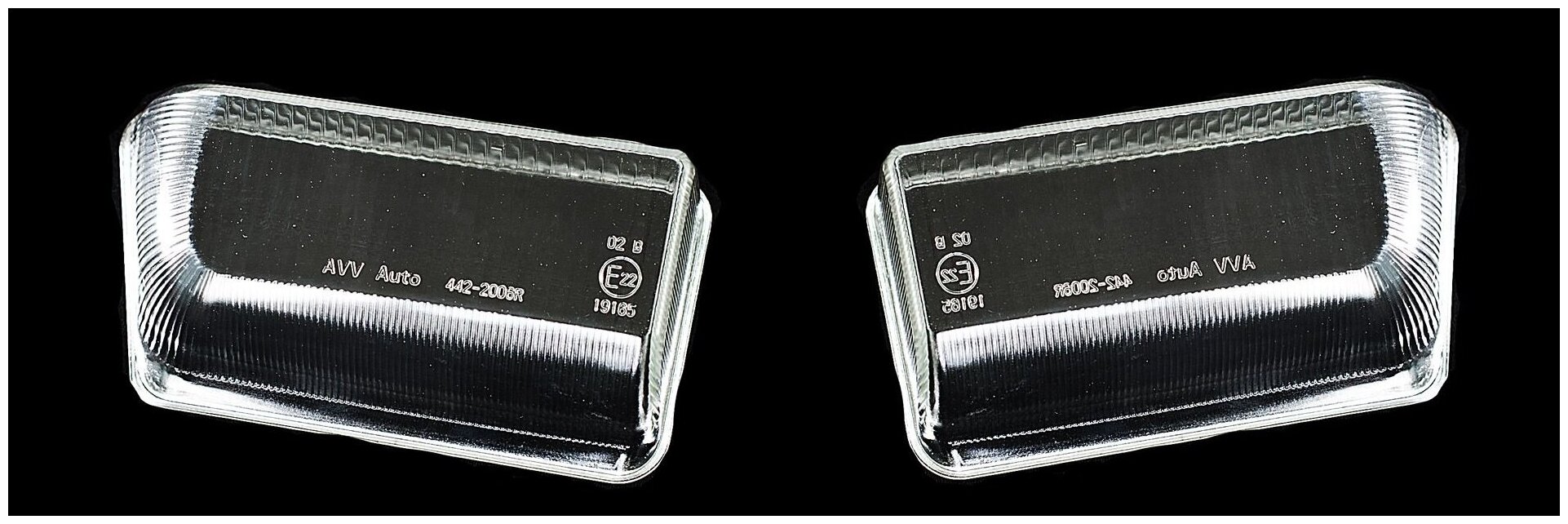 Комплект стекол противотуманной фары Opel Astra G 1998-2004 2шт, левое и правое