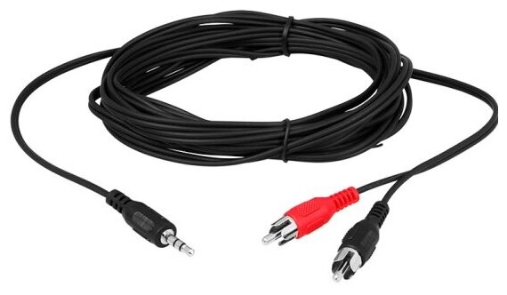 Кабель Rexant Стерео 3.5 мм - 2 RCA, длина 5 м