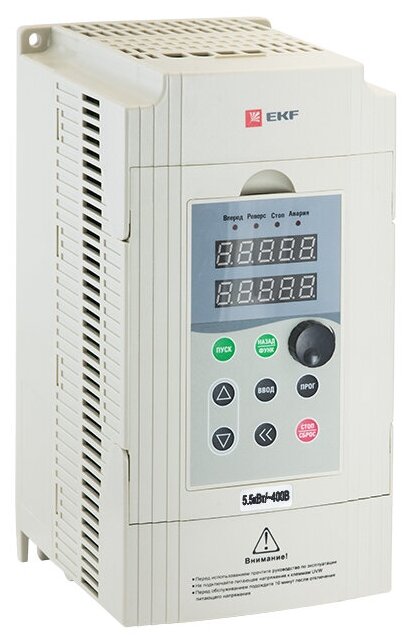 Преобразователь частоты 5.5/7.5кВт 3х400В VECTOR-100 () EKF VT100-5R5-3B (1 шт.)