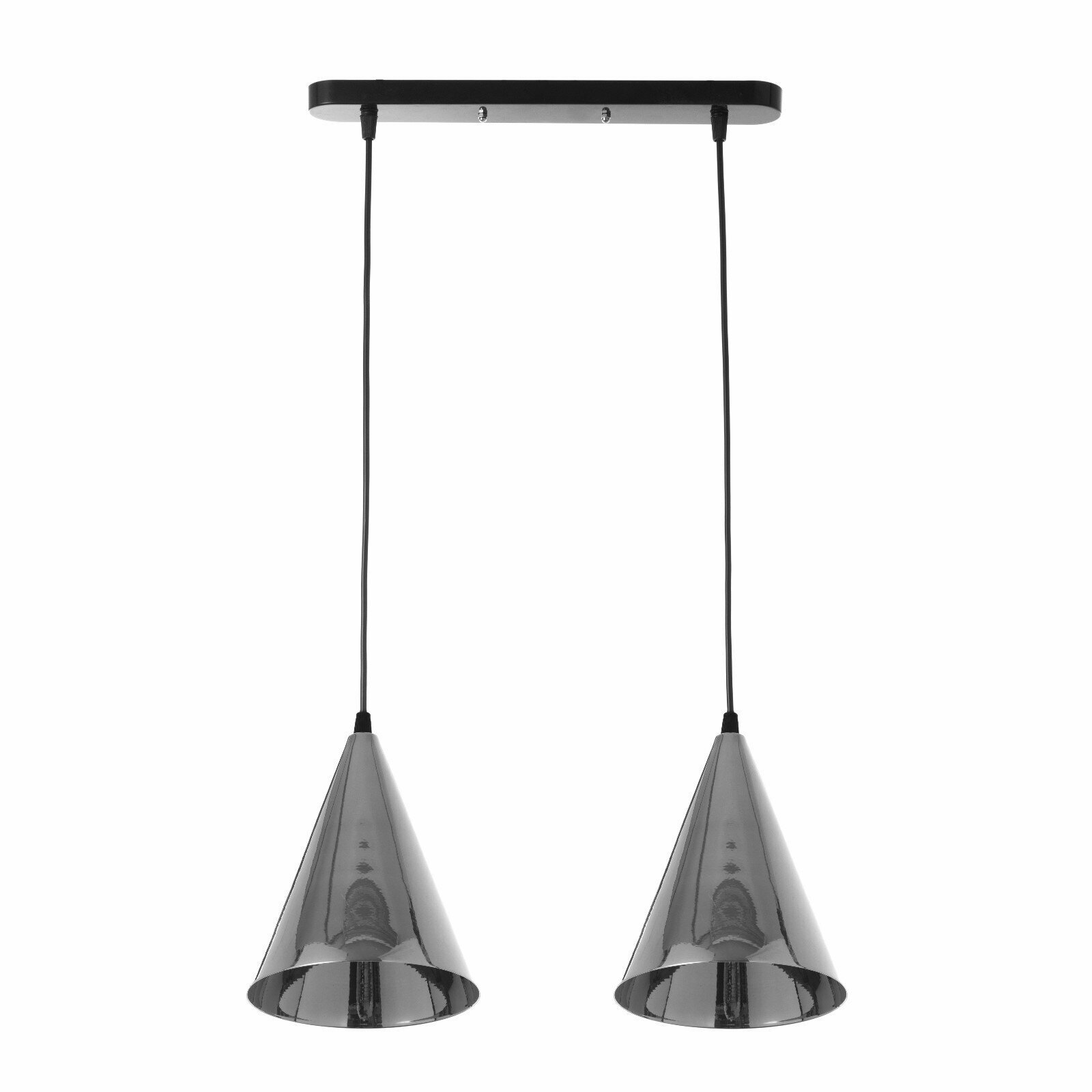 Светильник BayerLux Подвес BayerLux 2хЕ14 40 Вт хром d=16, h=20+60 см