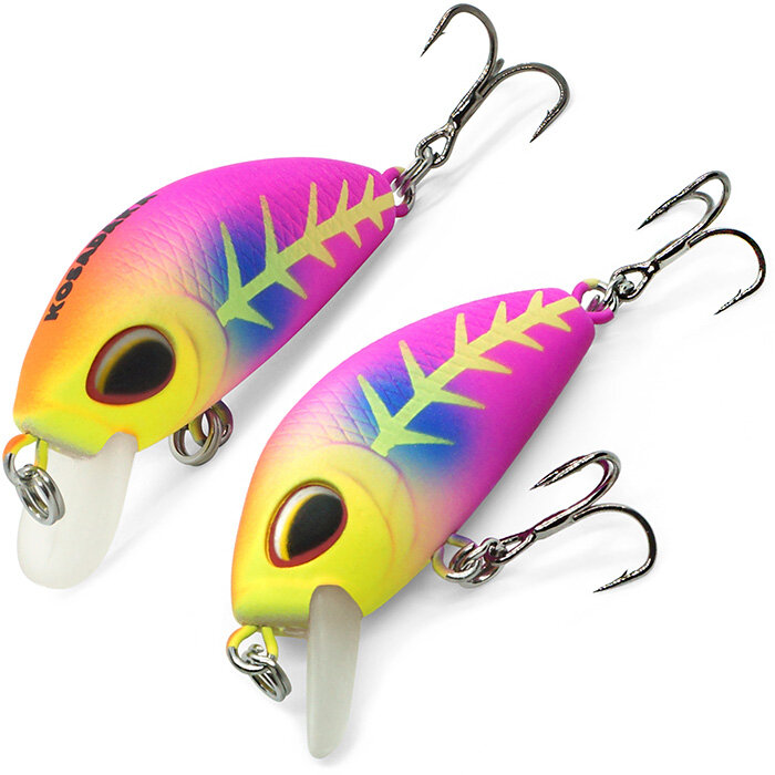 Воблер Kosadaka L-Minnow xs 33S тонущий, 33мм, 3.1г цвет MCR
