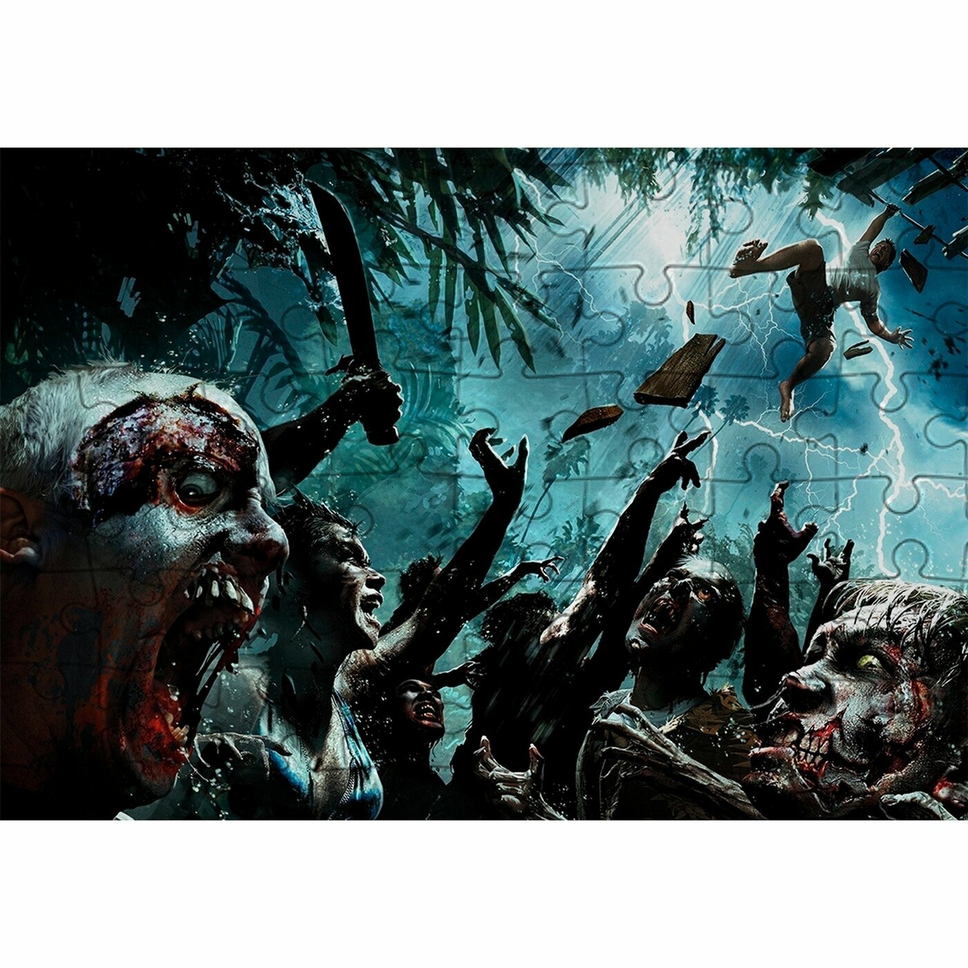 Пазл картонный А3: модель Dead Island - 4