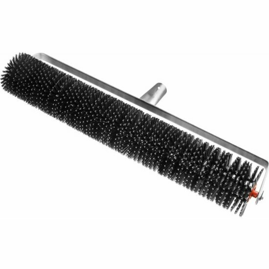 Валик игольчатый Зубр "Мастер" по бетону на металлической рамке, под удлинитель, пластмассовые иглы 28мм, 105х600мм 03954-60