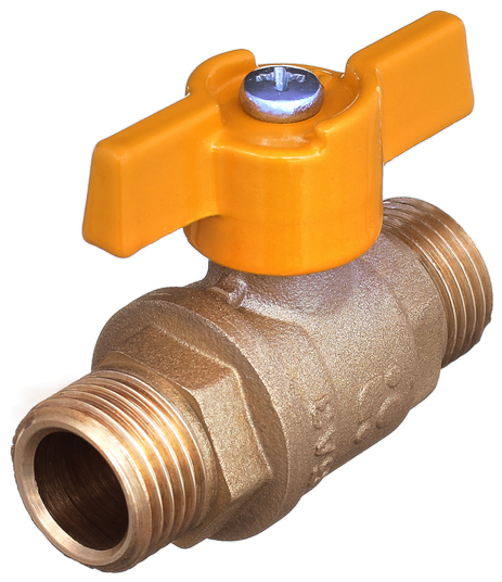 Кран шаровой Ду20 ГАЗ ш/ш бабочка А12/1 11Б27п, БАЗ (50)