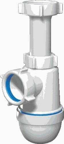Сифон д/умывальника АНИ 1.1/4"х40 без выпуска С1020
