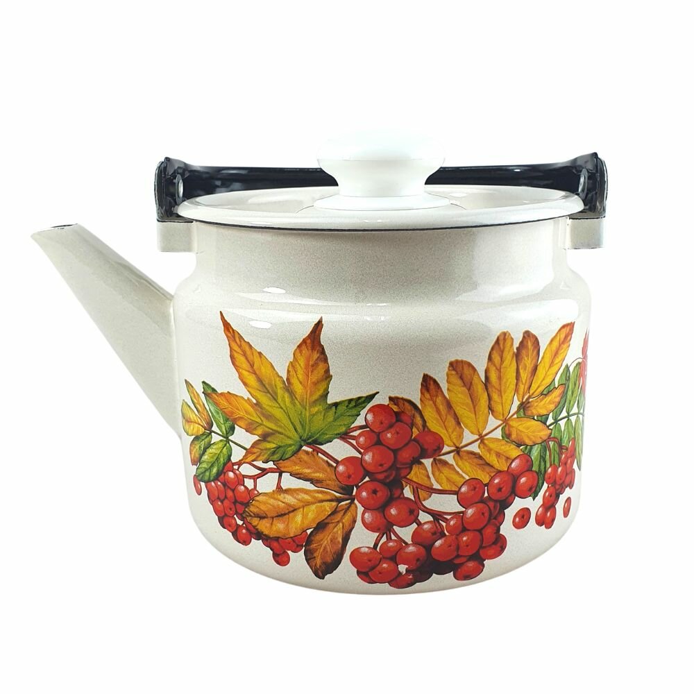 Чайник 2л "Рябина" С-2710П2/4Жм Лысьвенские эмали