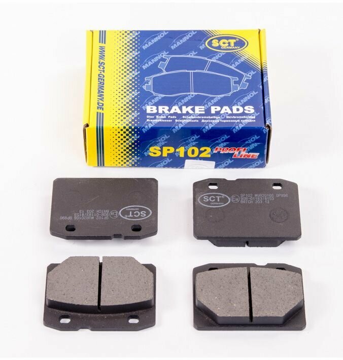 Колодки тормозные передние для ВАЗ 2101-2107 классика комплект 4 шт. арт SP102