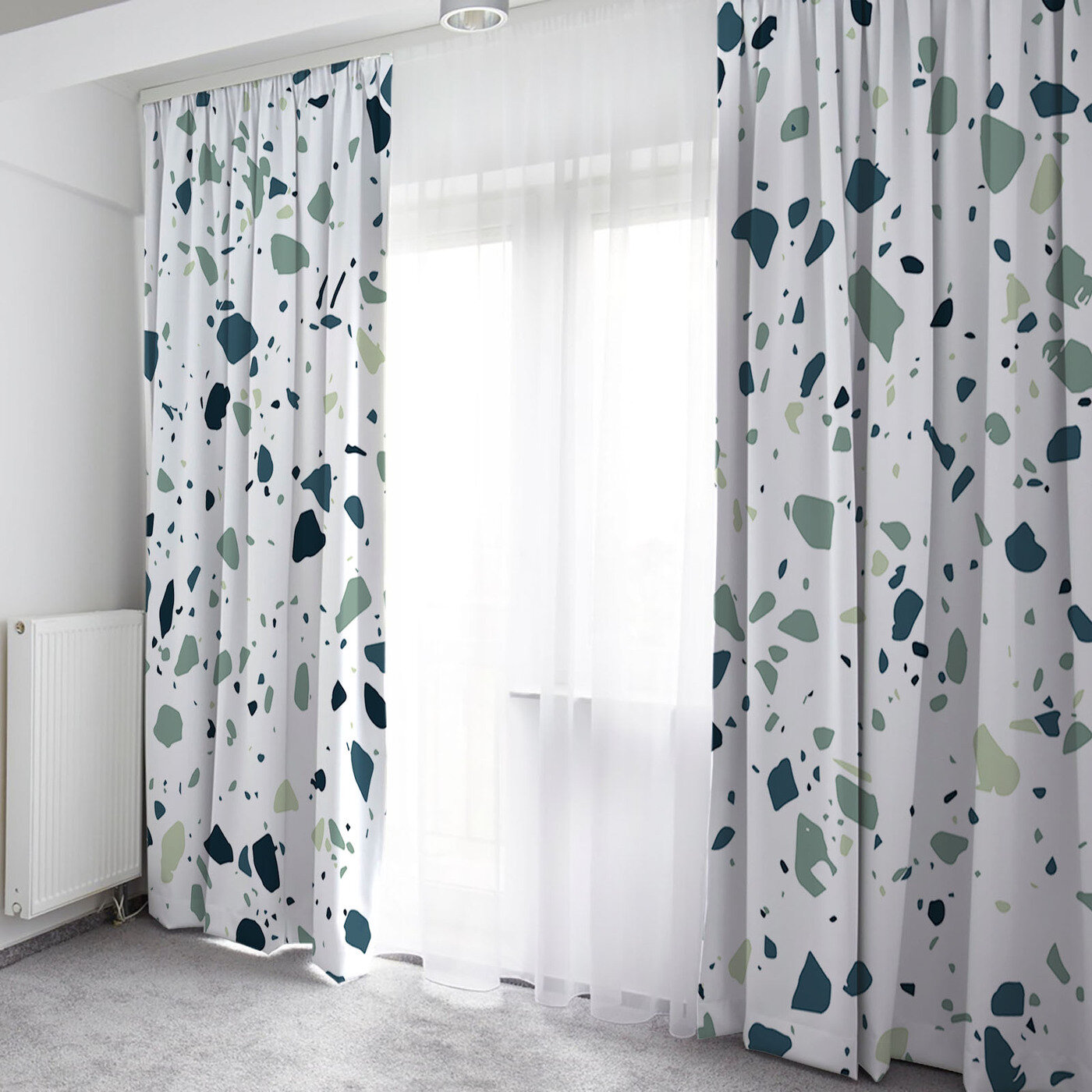 Шторы (фотошторы) из габардина, 290х290 см, Good Room