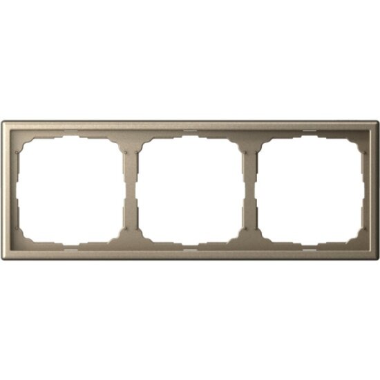 Рамка Systeme Electric (schneider Electric) 3-м ArtGallery универс. шампань, GAL000503