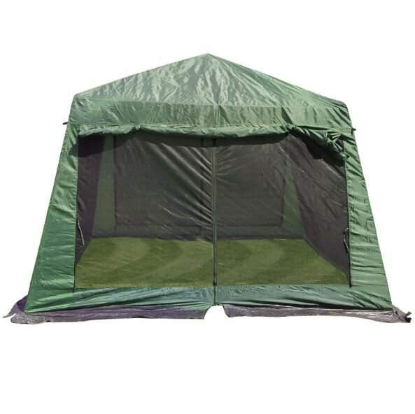 Шатер- Беседка туристическая с москитной сеткой, размер 320см-320см-235см, для дачи, рыбалки и т. п.