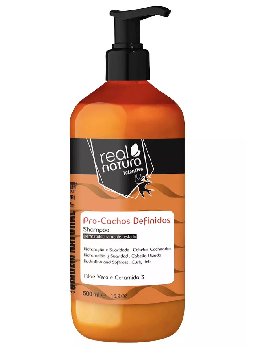 Real Natura Шампунь Shampoo Pro-Cachos Definidos 500 мл