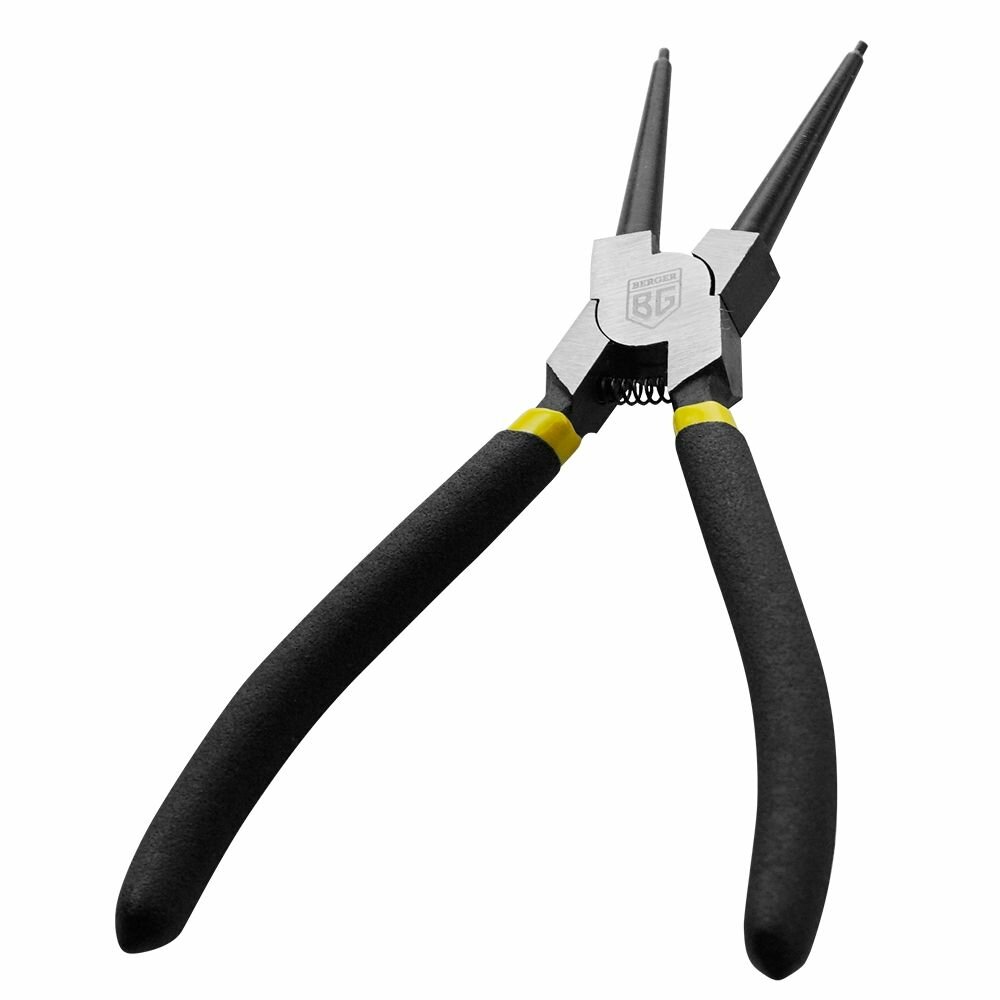 Съемник для стопорных колец BERGER BG1223, 55-62 HRC, хромованадиевая сталь, 180 мм, для внутренних, прямые