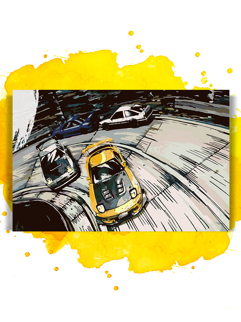 Картина по номерам на холсте Дрифт, 40 х 60 см