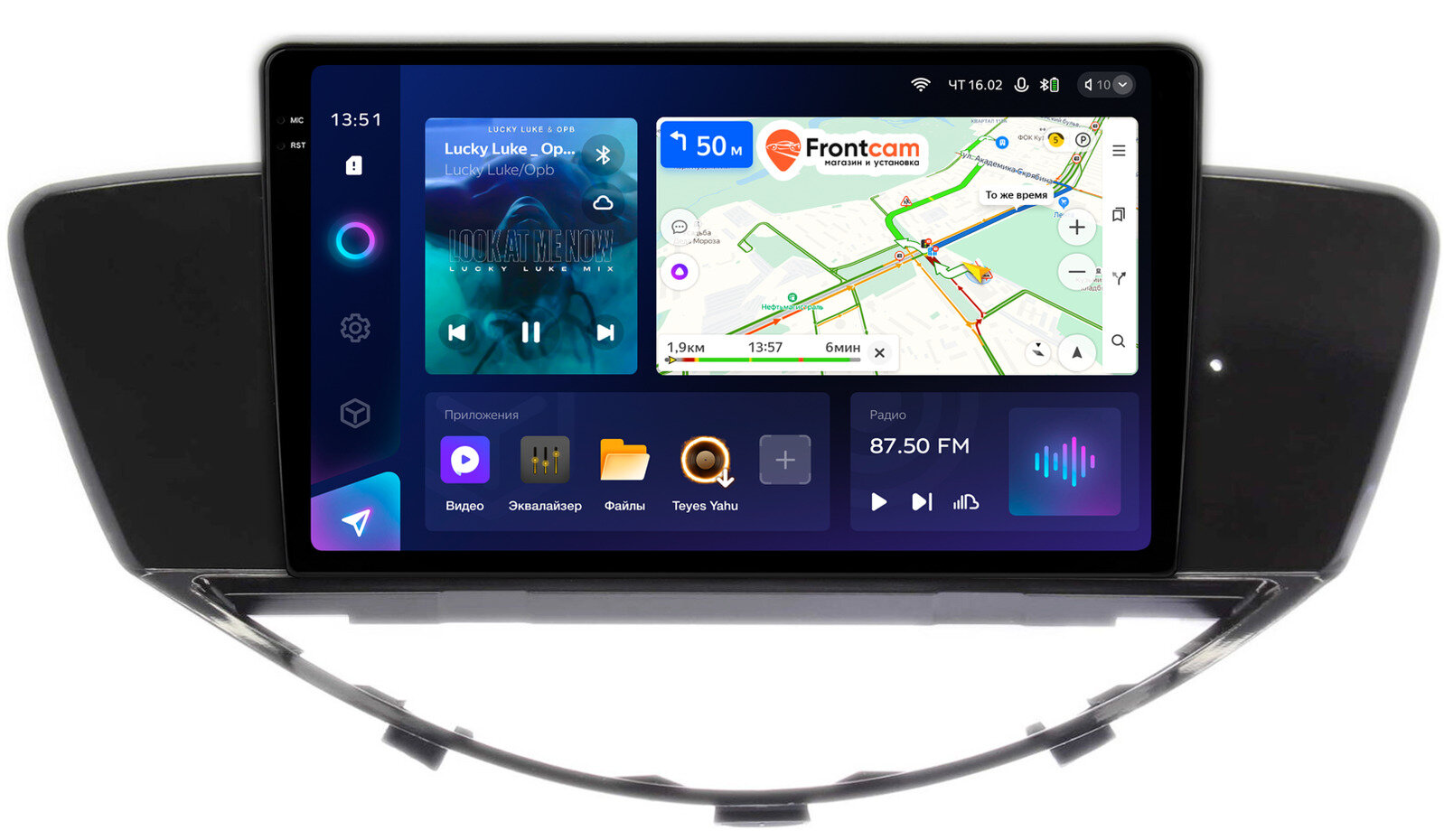 Штатная магнитола Teyes CC3 2K 4/64 9.5" RM-9-0101 Subaru Tribeca 2004-2014 (с поддержкой БК) Android 10 (4G-SIM, DSP, QLed)