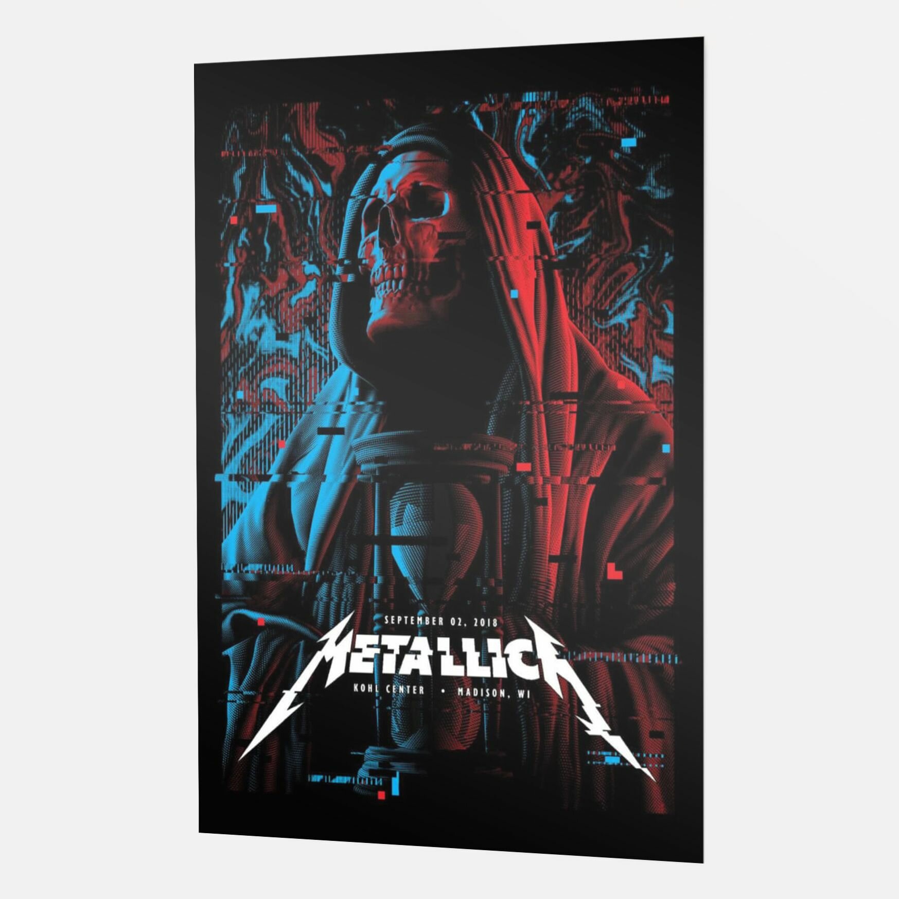 Интерьeрный постер (плакат на стену) группы Metallica - 40x60 см. - от Poster4me