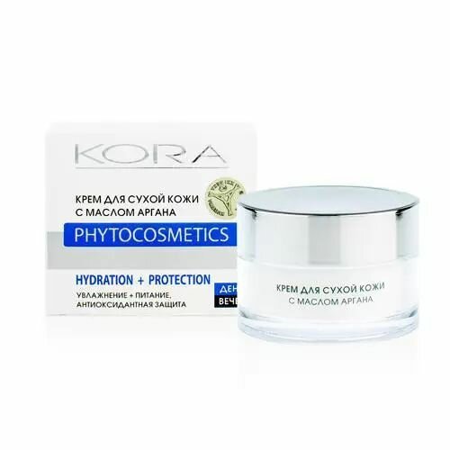Кора Увлажнение кожи Крем для сухой кожи с маслом аргана 50 мл