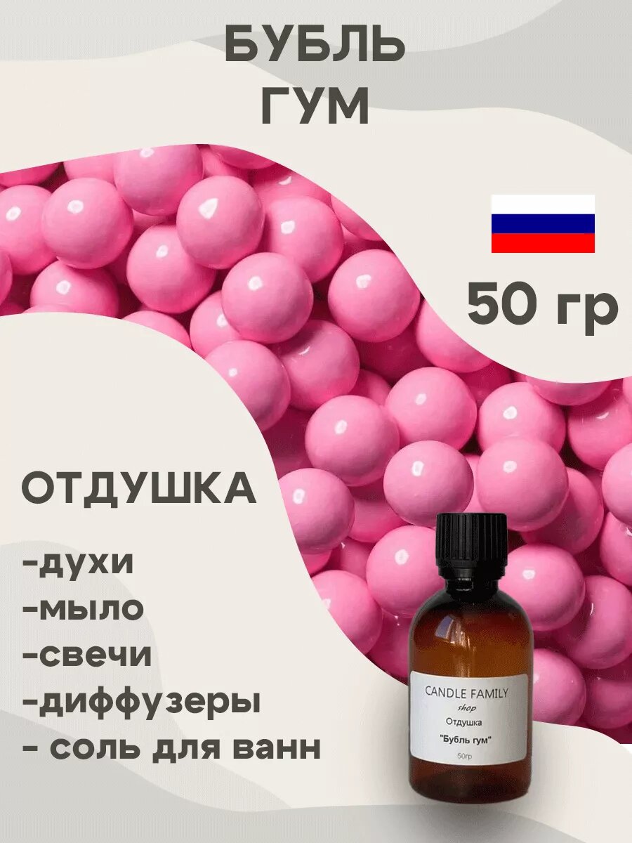 Отдушка для свечей и мыла. Ароматизатор косметический