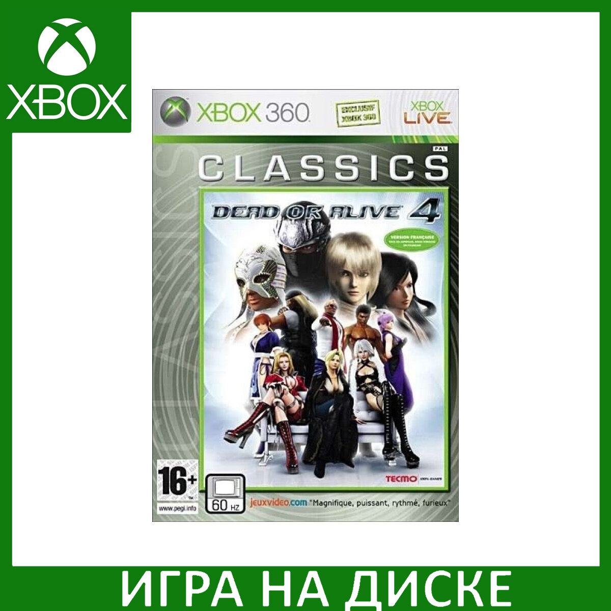Игра Dead or Alive 4 Classics Xbox 360, Xbox One Английский язык Диск на Xbox уценка