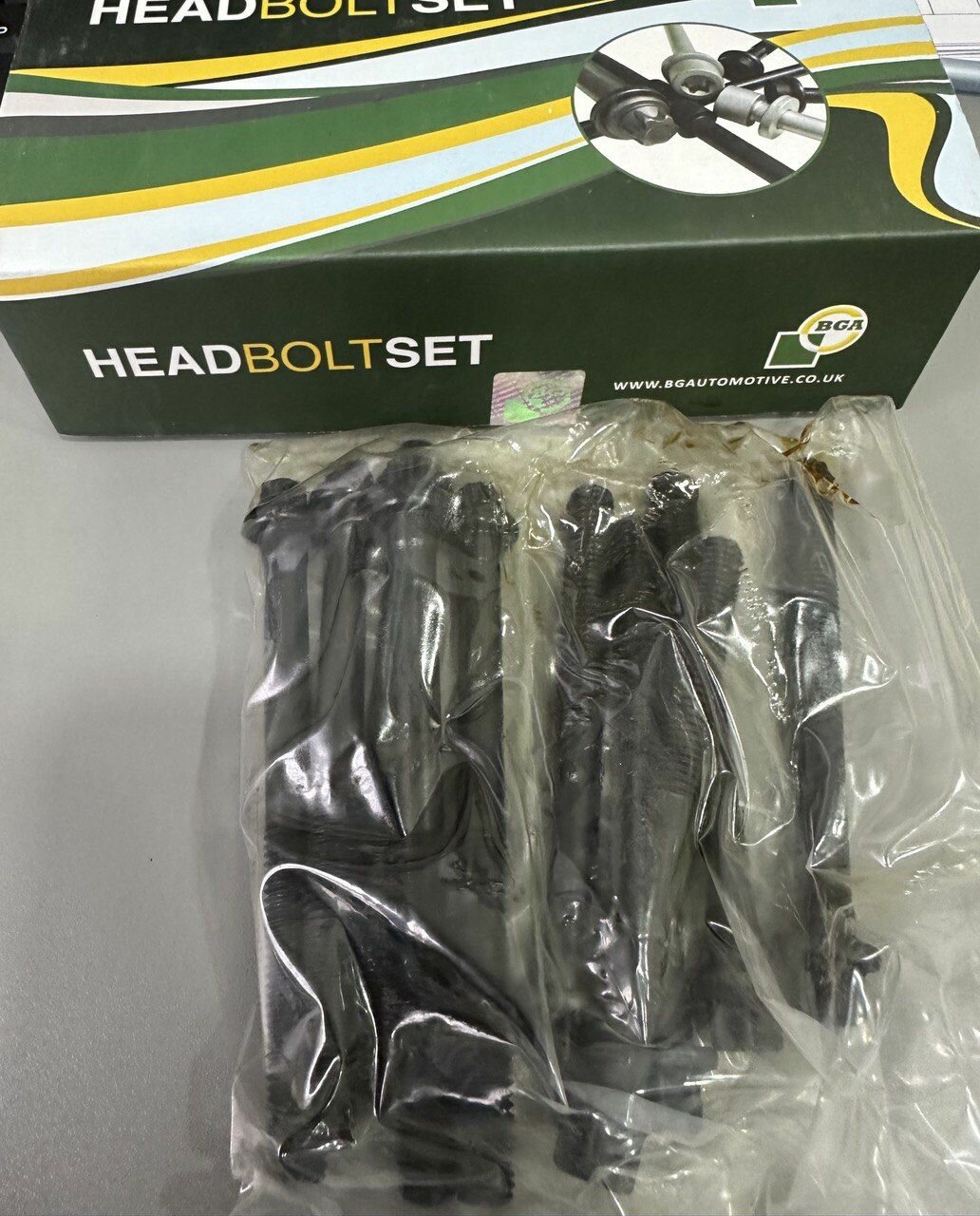 Комплект болтов ГБЦ Логан Сандеро Ларгус Альмера RENAULT LOGAN SANDERO K7J K7M