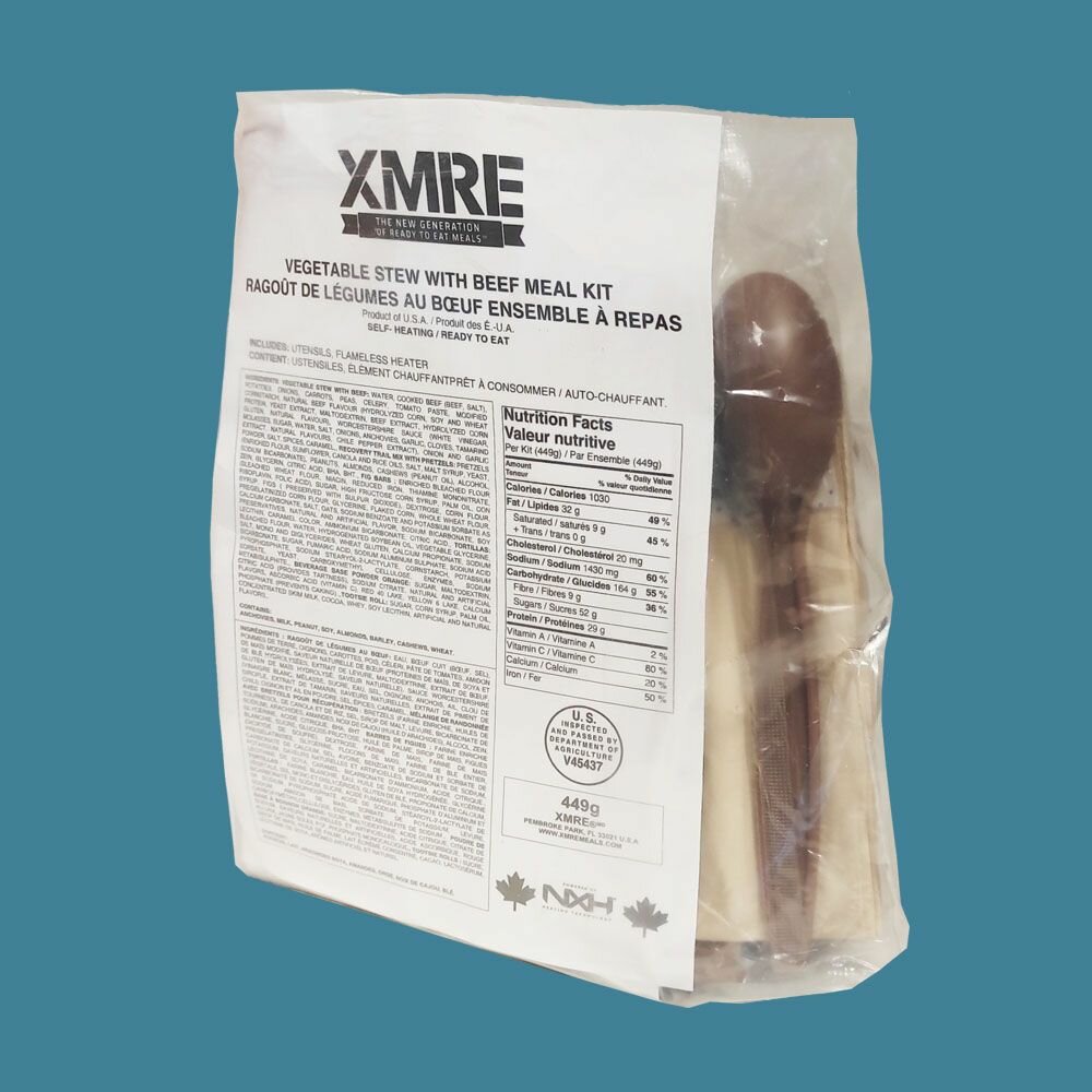 Сухой Паек XMRE Американский США Сухпай ИРП, иностранный, годен до 01.01.2031 г