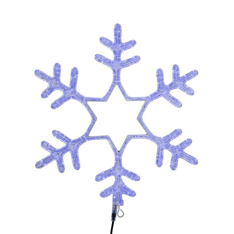 Фигура светодиодная "Снежинка LED" 55х55см LED син. 25Вт 220В IP65 Neon-Night 501-335