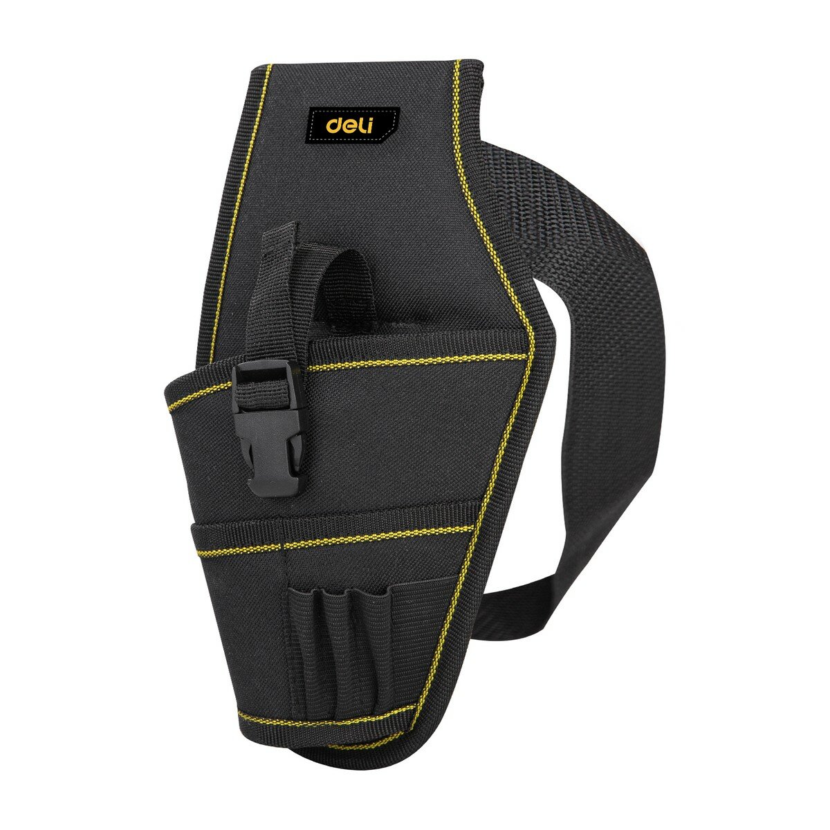 Ящики и сумки для инструментов Deli Поясная сумка-кобура монтажника Deli DL430004 260 x 150 мм, 4 кармана, ткань Оксфорд 600D уц-2-7
