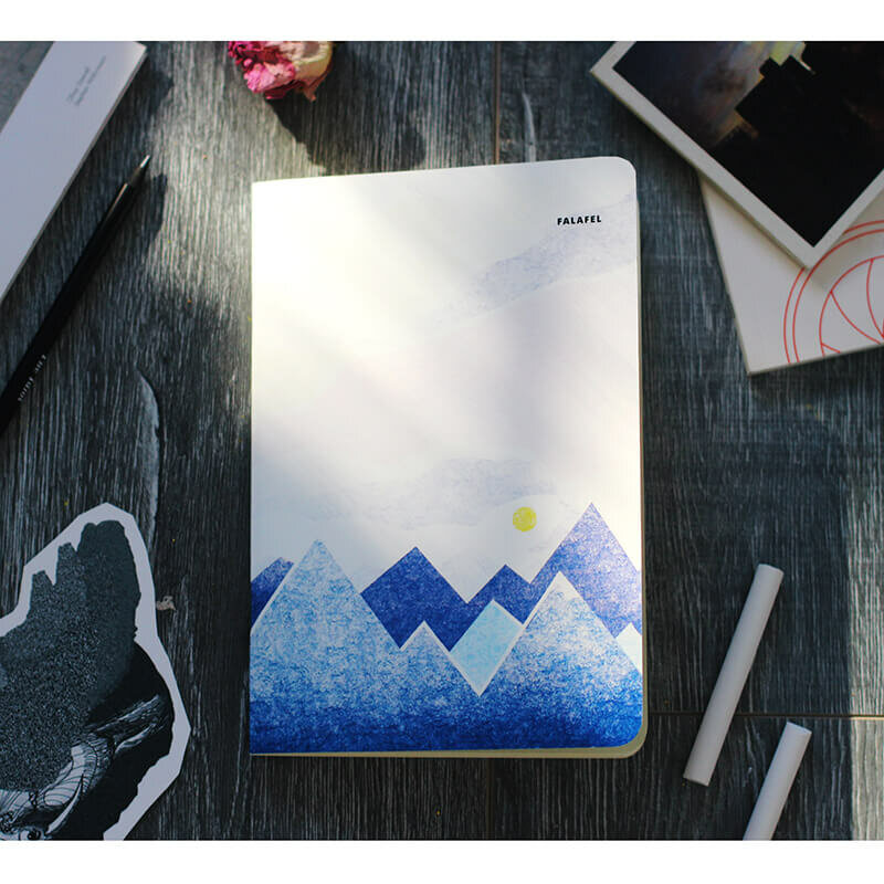 Скетчбук для рисования FALAFEL MINERAL WATERS 80г/кв. м 138х200мм 40л. кремовая бумага