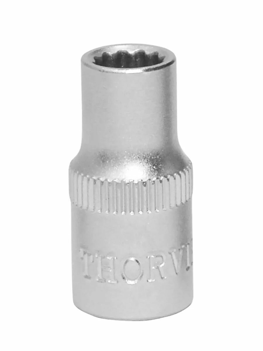 THORVIK Головка торцевая 12-гранная 7 мм, 3/8" DR S12S1207