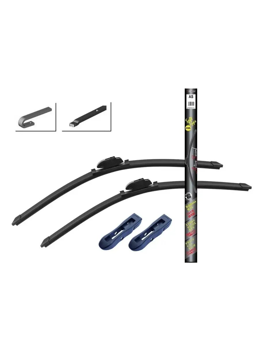 Дворники Flex Active Sword с графитом 650/350мм