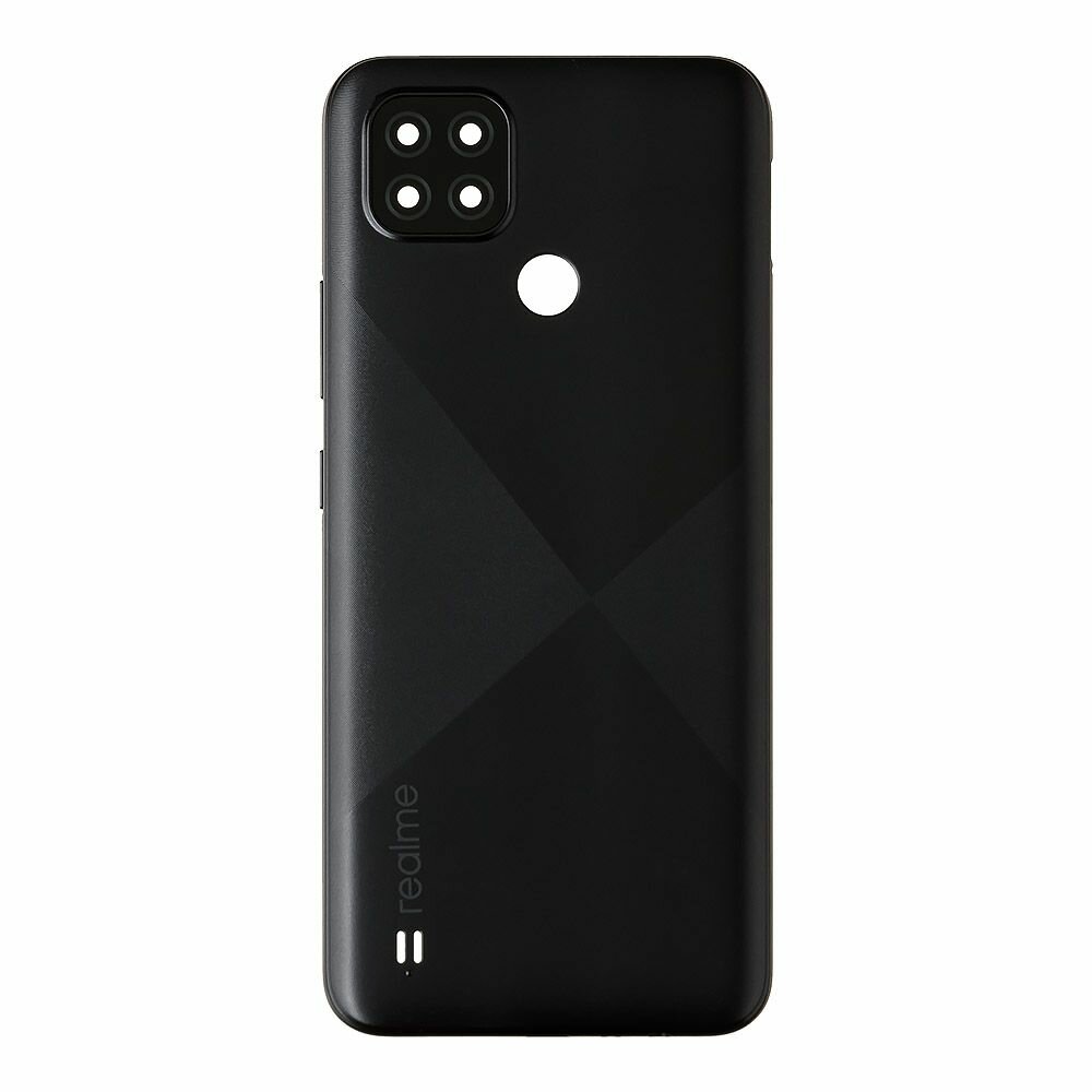 Задняя крышка для Realme C21 (черный)