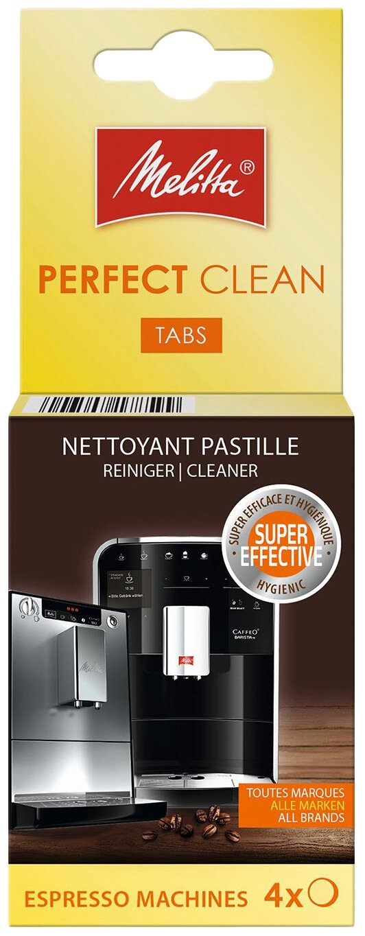 Средство Melitta Для чистки от кофейных масел Perfect Clean 4 шт x 1,8 г