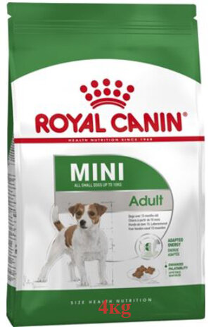 Royal Canin Для взрослых собак малых пород (до 10 кг): 10мес.- 8лет (Mini Adult), 4кг 4 кг