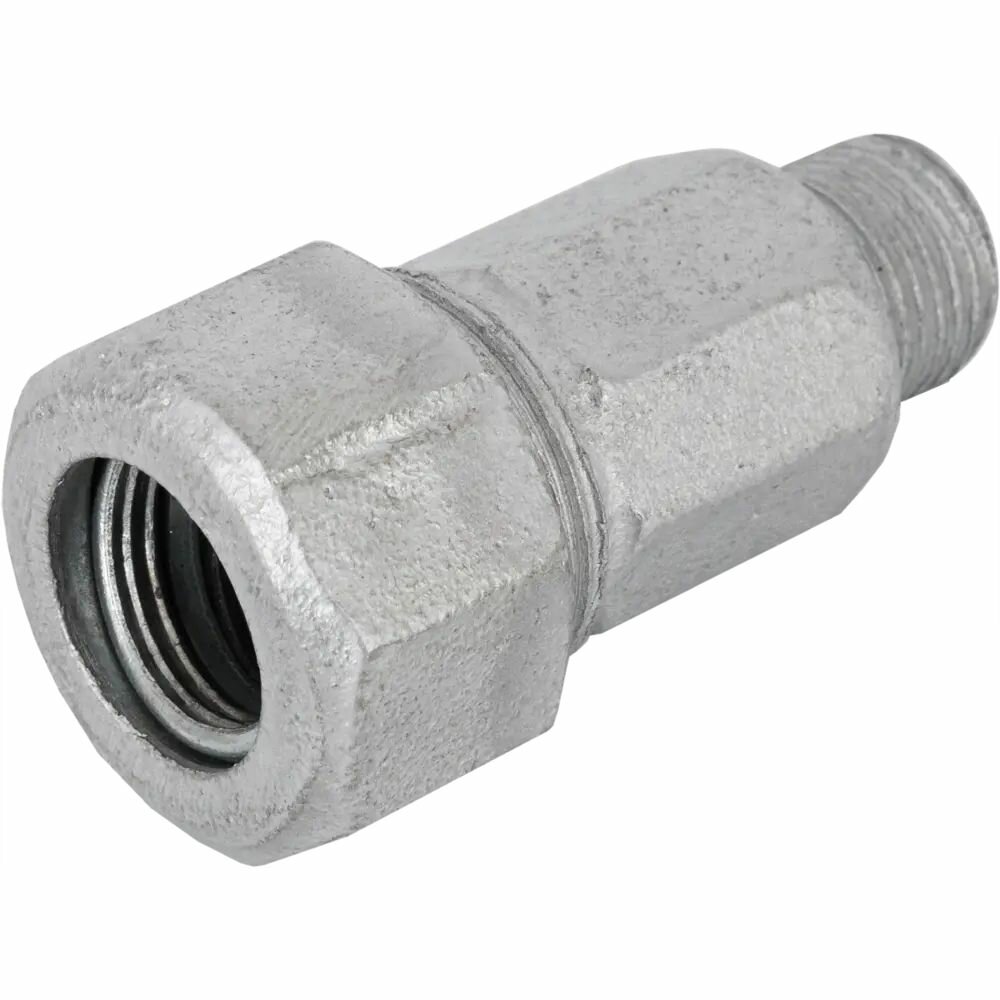 Муфта 1/2"x1/2" НР сталь 10010001