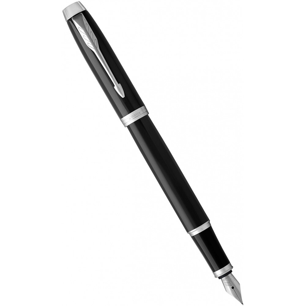 Parker 1931644 Перьевая ручка parker im core f321, black ct (перо f)