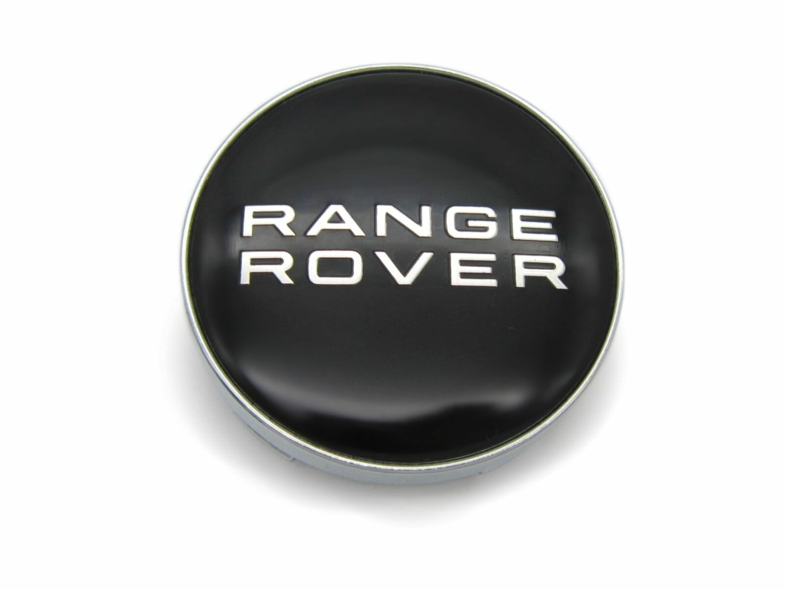 Колпачок, заглушка на литой диск Range Rover black 60/56 мм, 1 шт.