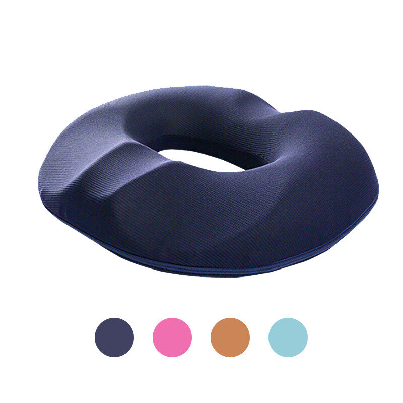BMC Подушка с отверстием Кольцо круг от пролежней с эффектом памяти для осанки копчика против геморроя