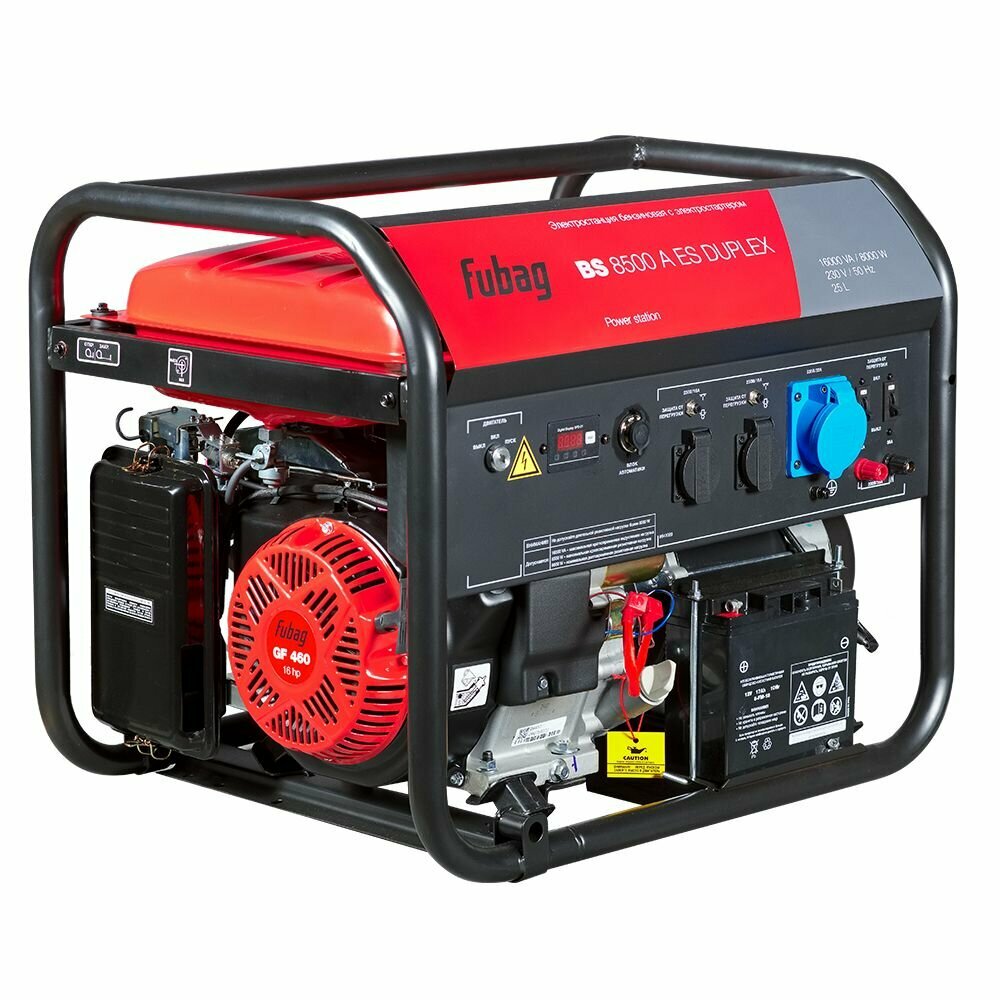 Бензиновый генератор FUBAG BS 8500 A ES DUPLEX (арт. 641089)