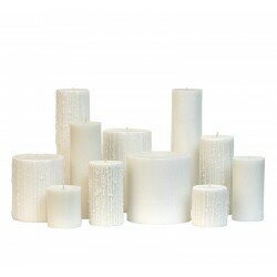Свеча большая декоративная рустика 10 х 10 см