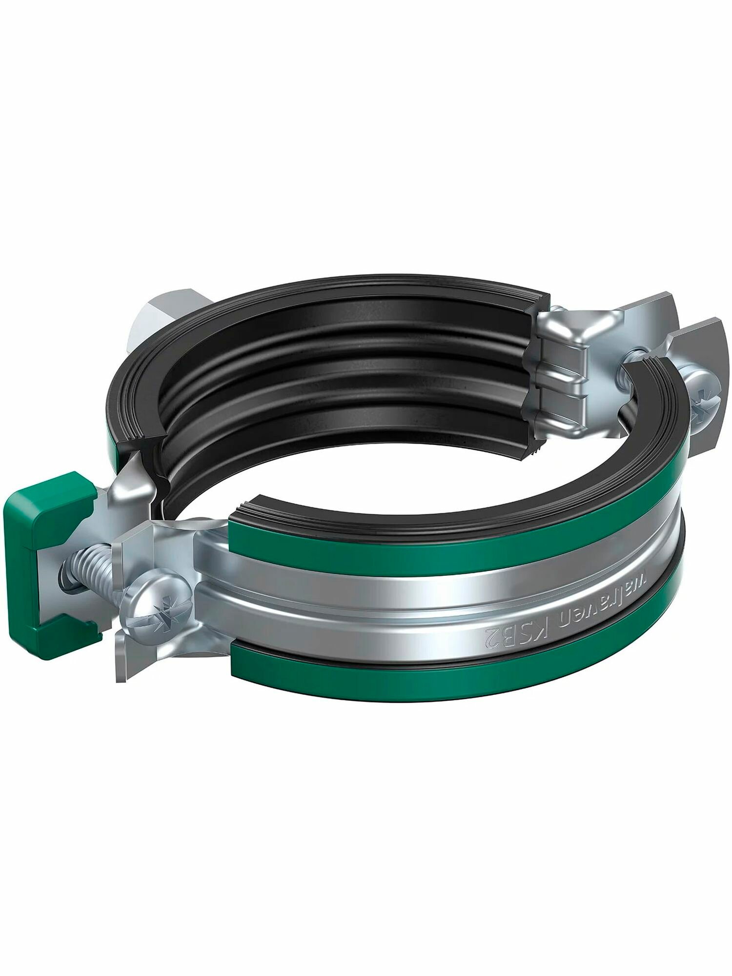 Хомут Walraven KSB2 с epdm, 3/4" M8/10 25-28мм, быстрый замок, оцинкованный, 3396028